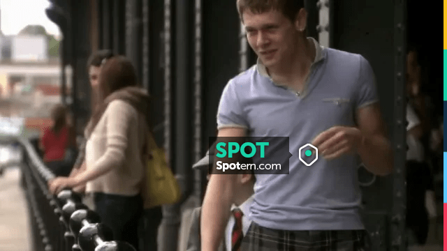 Blue polo shirt of Cook (Jack O'Connell) in Skins (S04E03) | Spotern