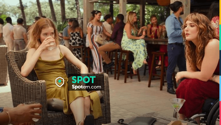 AllSaints Hadley Floral Jacquard Cowl Neck worn by Danielle Simms ...