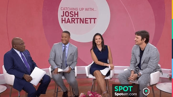 Todd Snyder Italian Linen-Silk Side Tab Trouser worn by Josh Hartnett ...