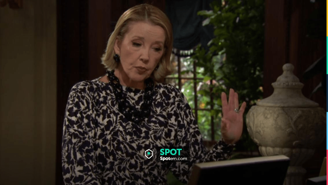 A.L.C. Tyler Top worn by Nikki Reed Newman (Melody Thomas-Scott) as ...