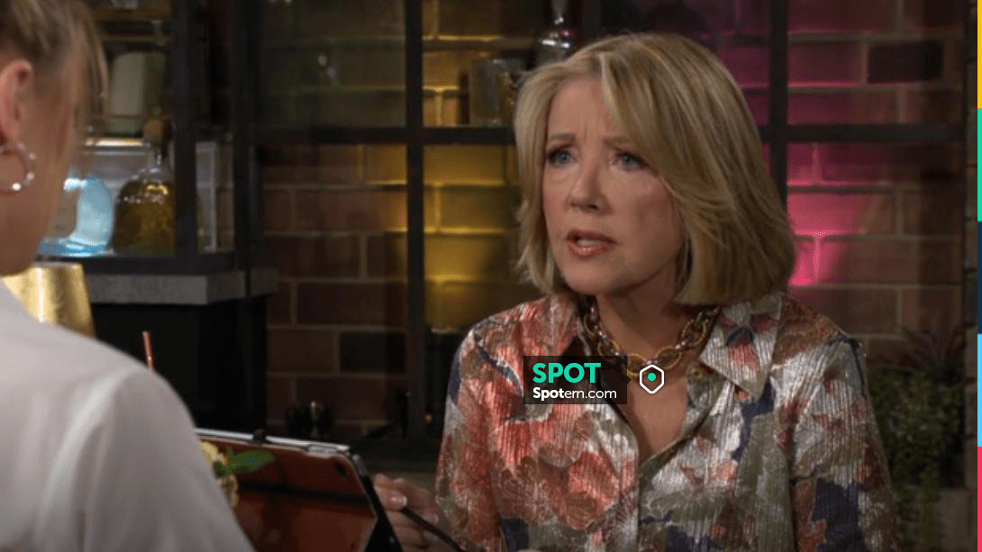 Kenneth Jay Lane Gold Double Twist Links Necklace worn by Nikki Reed ...