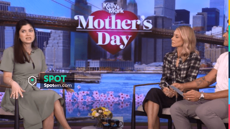 Loewe Paula's Ibiza Pebble Pleated Dress worn by Yalda Safai as seen in ...