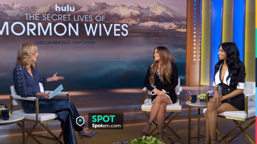 Ramy Brook Bella Croc-Embossed Faux Leather Wide-Leg Pants worn by Lara ...