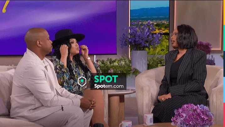 Cinq a Sept Tossed Floral Lyra Dress worn by Tisha Campbell as seen in ...