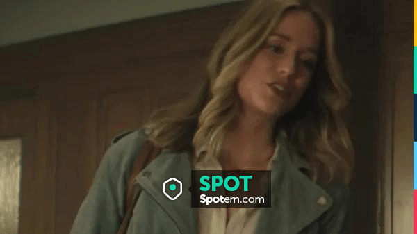 Elizabeth Lail You S05 Biker Leather Jacket worn by Guinevere Beck ...