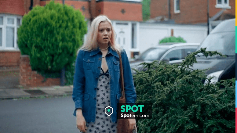 Motel Clesiel Bow Midi Dress worn by Beth Barnett (Megan Trower) as ...