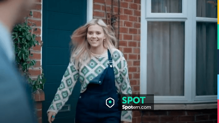 Seasalt Blue Rock Arch Dungarees Regular Marine Overdye worn by Beth ...