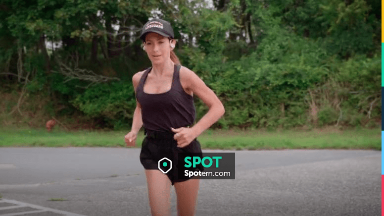Alo Yoga Alumni Short worn by Hilaria Baldwin as seen in The Baldwins ...