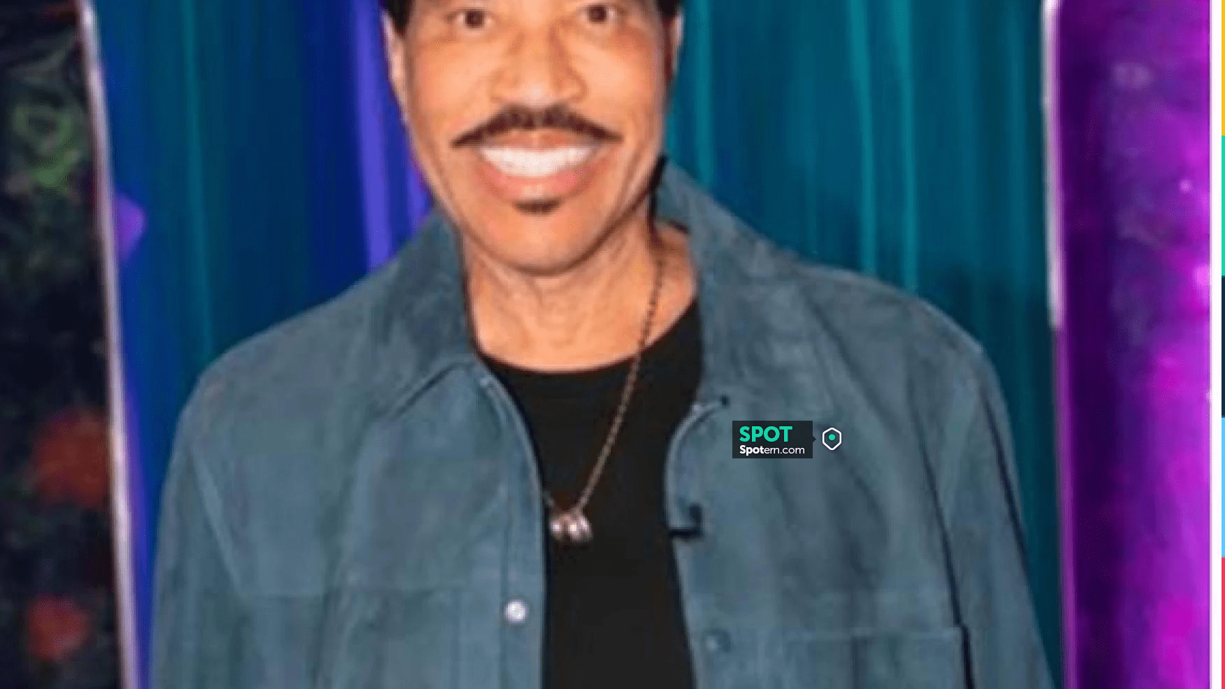 Season 23 Episode 18 Lionel Richie Blue Suede Jacket worn by Lionel ...