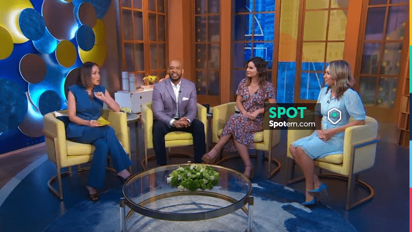 Derek Lam Collective Floral Mini Dress worn by Ginger Zee as seen in ...