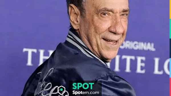 The White Lotus S02 Murray Abraham Blue Varsity Jacket of Bert Di ...