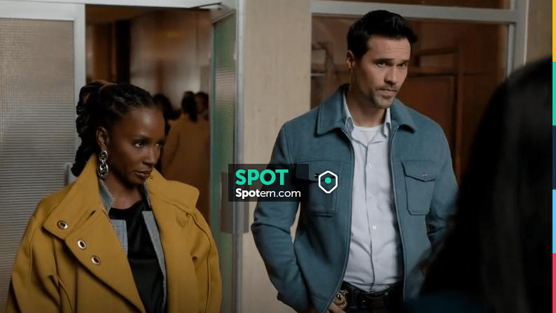 Reiss Peridoe Full Zip Jacket worn by Mark Trent (Brett Dalton) as seen ...