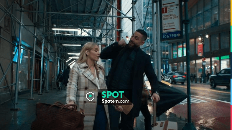 Barbour Claudette Trench Coat worn by Gemma Brooks (Comfort Clinton) as ...