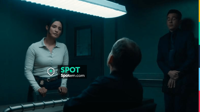 Rag & Bone The Essential Ribbed Top worn by Dani Rhodes (Emily Alabi ...