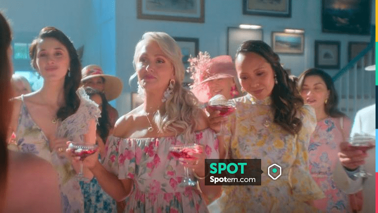 Zimmermann Puffed-Shoulders Tiered-Hem Linen And Silk Maxi Dress worn ...