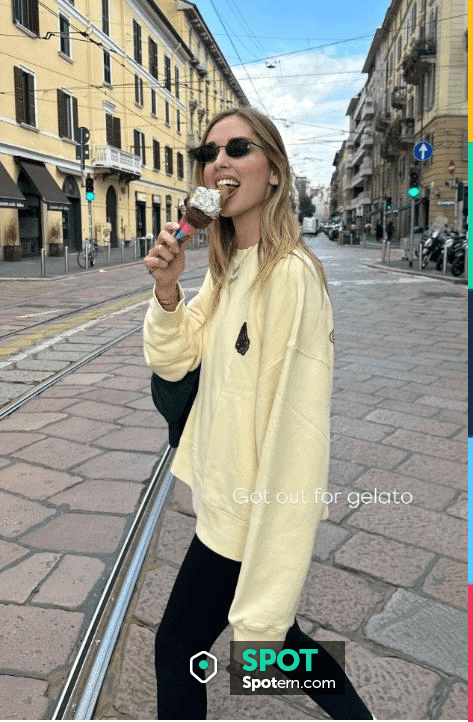 Bo + Tee Leggings in Black worn by Chiara Ferragni on her Instagram ...