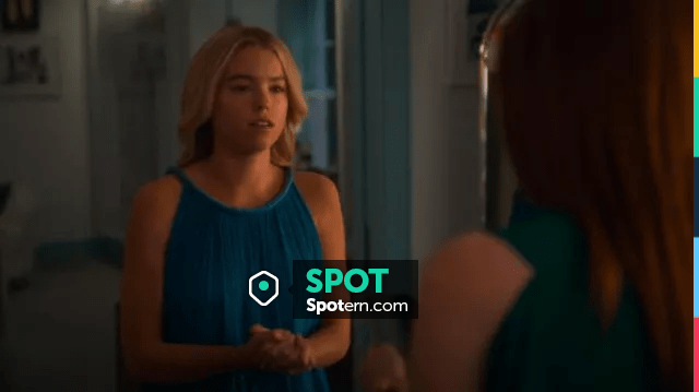 Chloe x High Summer Cotton Silk Maxi Tank Dress worn by Simone (Milly ...