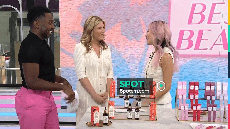 Self Portrait Convertible Metallic bouclé-tweed and Crepe Jumpsuit worn ...