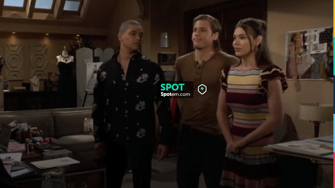 John Varvatos Christie Henley in Chestnut worn by Will Spencer (Crew ...