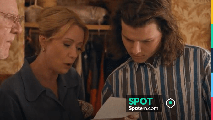 Lands' End Blue And Green Shirt worn by Mike Critch Jr. (Colton Gobbo ...