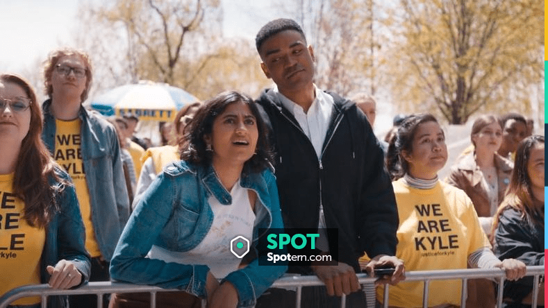 You & All White Short Sleeve Brooklyn T-Shirt worn by Issa (Amita Rao ...