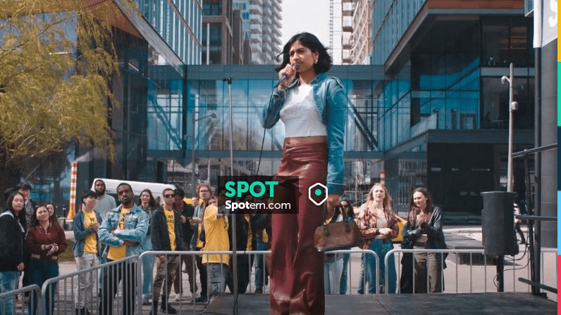 We The Free Uptown High-Rise Vegan Pants usado por Issa (Amita Rao ...