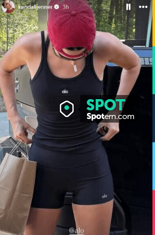 Alo Yoga Ribbed Prosper Tank worn by Kendall Jenner on her Instagram on ...