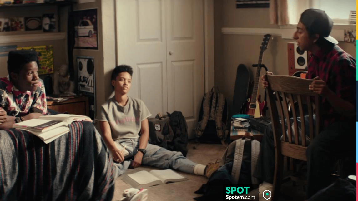 The white Nike Air Force 1 sneakers worn by Jib (Tony Revolori) in the ...