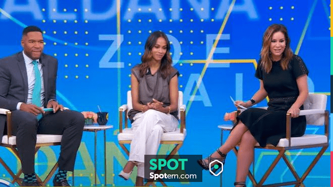 Burberry Studded High Heel Sandals worn by Rebecca Jarvis as seen in ...