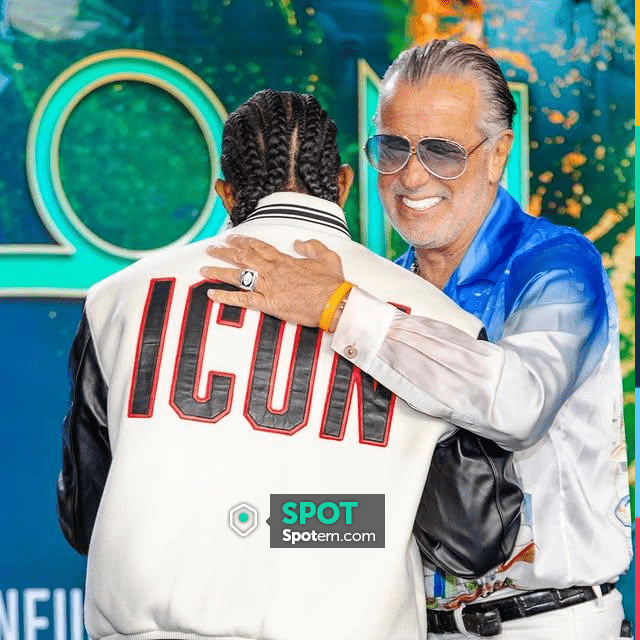 PTTOW 2025 ICON Ludacris White Varsity Jacket worn by Ludacris on the ...