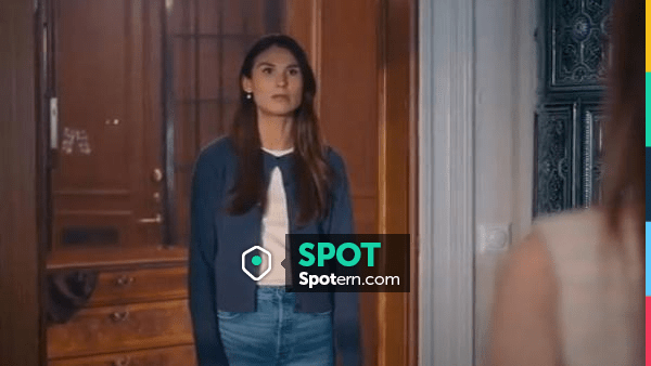 Subdued Botton Down Cardigan worn by Klara Rapp (Tindra Monsen) as seen in Barracuda Queens ...