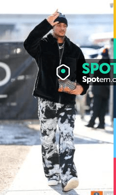 Marni Black Shaved Shearling Jacket worn by Patrick Surtain II on the ...