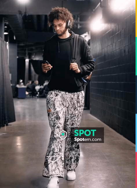 Nike White Camo 'Chena Vortex' Cargo Pants worn by Dereck Lively II on ...