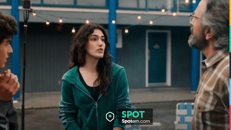 Juicy Couture Jade Green OG Big Bling Velour Hoodie worn by Zero (Lilli ...