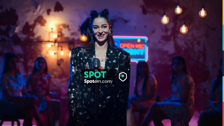 Asos Design Star Sequin Blazer In Black worn by Bella 'Bae' Chowdhary ...