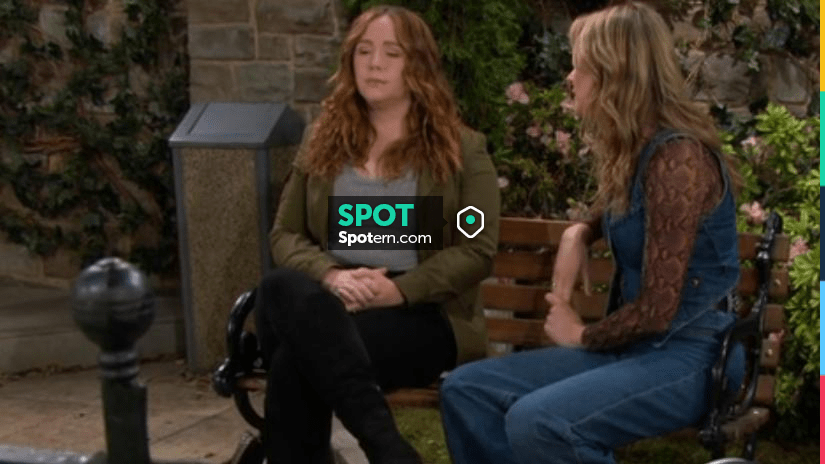 The Kooples Tencel Jacket with Pockets worn by Mariah Copeland (Camryn ...