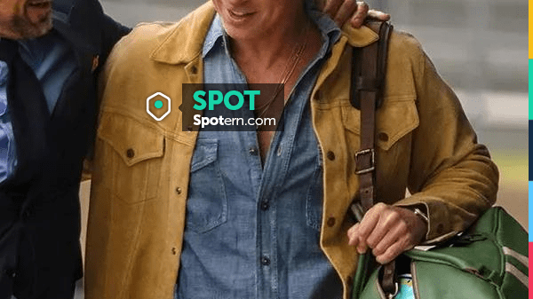 F1 2025 Sonny Hayes Suede Leather Jacket worn by Sonny Hayes (Brad Pitt ...