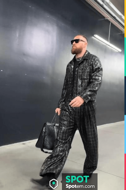 Saint Laurent Black Suede Wyatt Boots worn by Travis Kelce on the ...