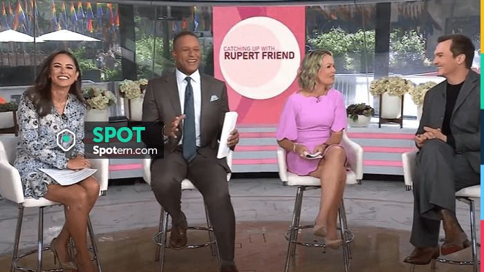 Veronica Beard Riggins Floral Button-Front Dress worn by Kaylee Hartung ...