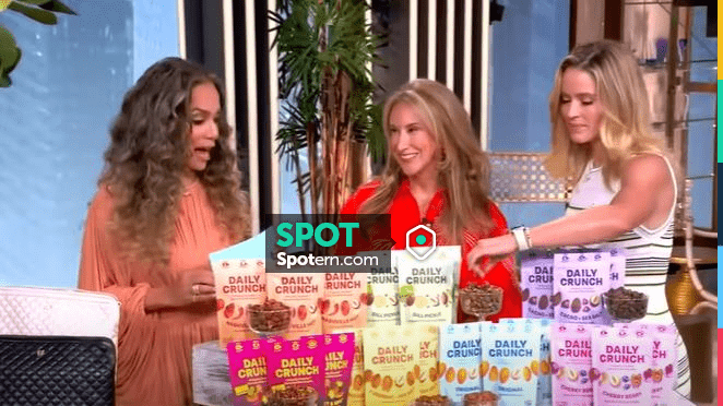 Cinq a Sept Sunburst Rhea Embroidered Dress worn by as seen in The View ...