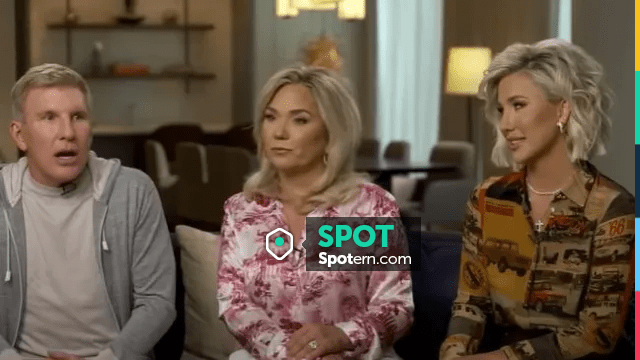 L'Agence Tyler Shirt worn by Julie Chrisley as seen in Good Morning ...