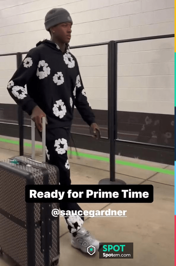 Dior White B30 Sneakers worn by Sauce Gardner on the Instagram account ...