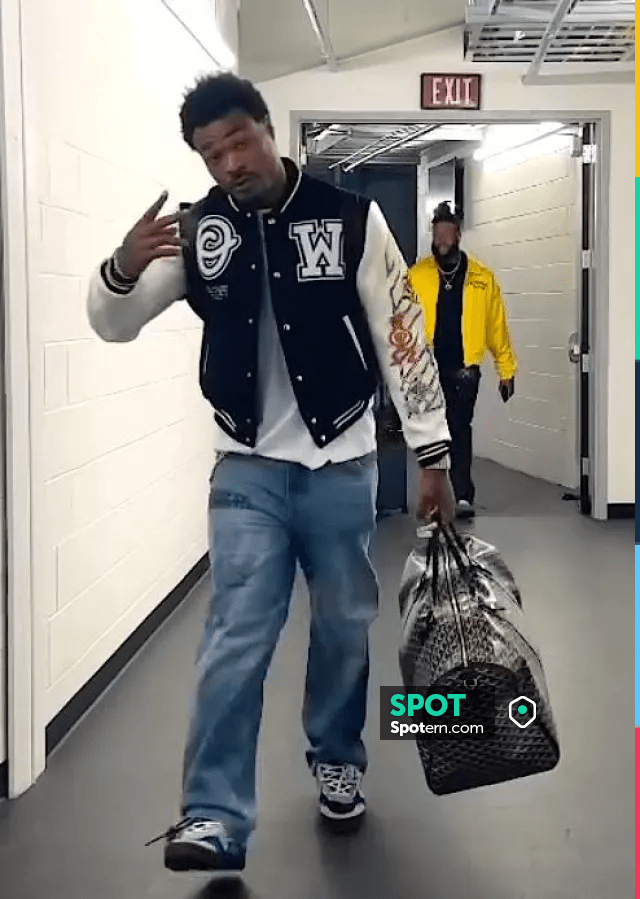 Goyard Black Croisiere Bag worn by Derwin James Jr. on the Instagram ...