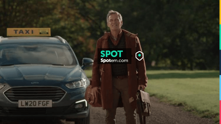 Gloverall Original Monty Duffle Coat Rust worn by DI Mick Palmer ...