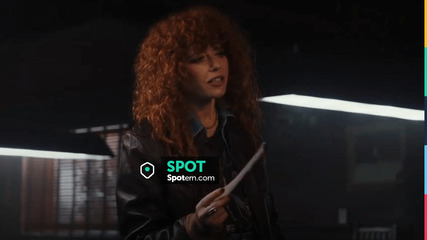 Saint Laurent Leather Bomber Jacket worn by Charlie Cale (Natasha ...