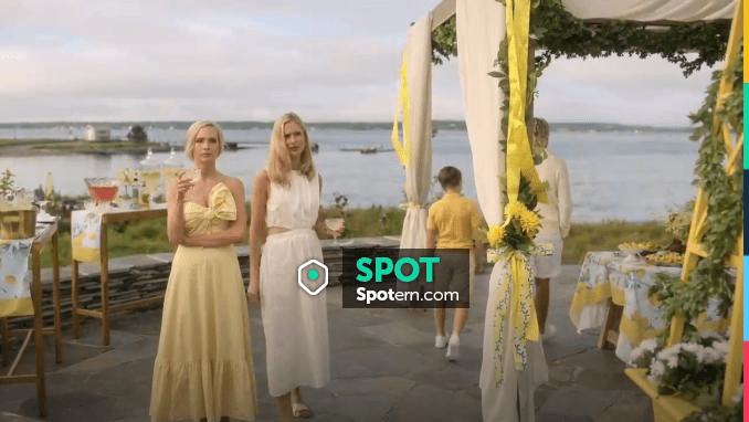 Proenza Schouler White Label White Cut-Out Midi worn by Penny Sinclair ...