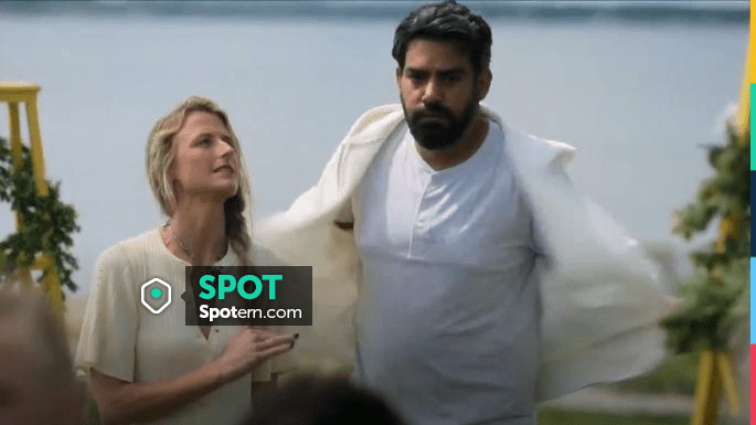 Sandro Rib Knit Elegant Button Front Dress worn by Carrie Sinclair ...