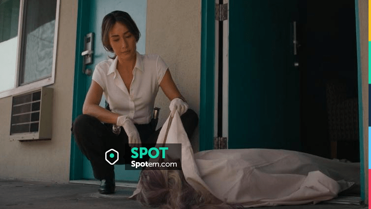 Theory Slim Full Length Trouser worn by Detective Renée Ballard (Maggie ...