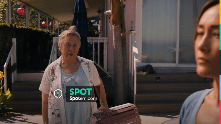 Johnny Was Cooper Embroidered Button Up worn by Tutu (Amy Hill) as seen ...