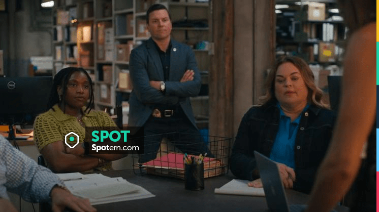 BDG Osaka Open-Knit Polo Sweater worn by Samira Parker (Courtney Taylor ...